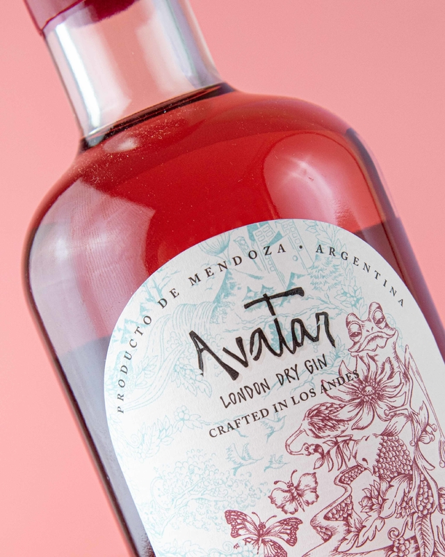 Gin Avatar London Dry 375ML – Black Bebidas