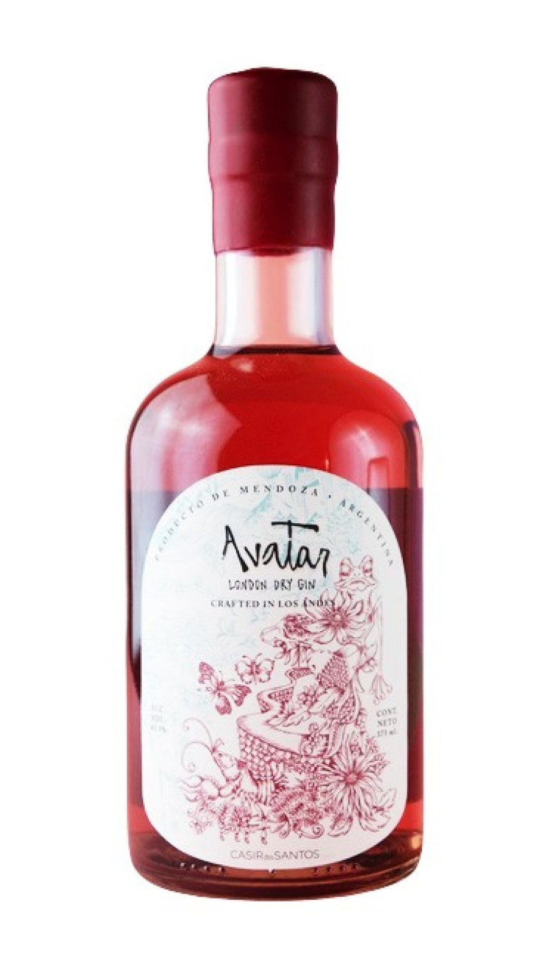 Gin Avatar London Dry 375ML – Black Bebidas